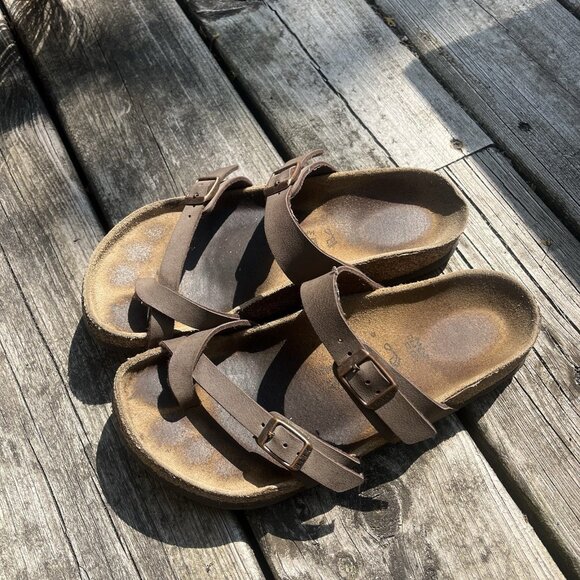 Birkenstock | Shoes | Birkenstock Mayari Sandals Girls Eu36 3 Toe Loop ...